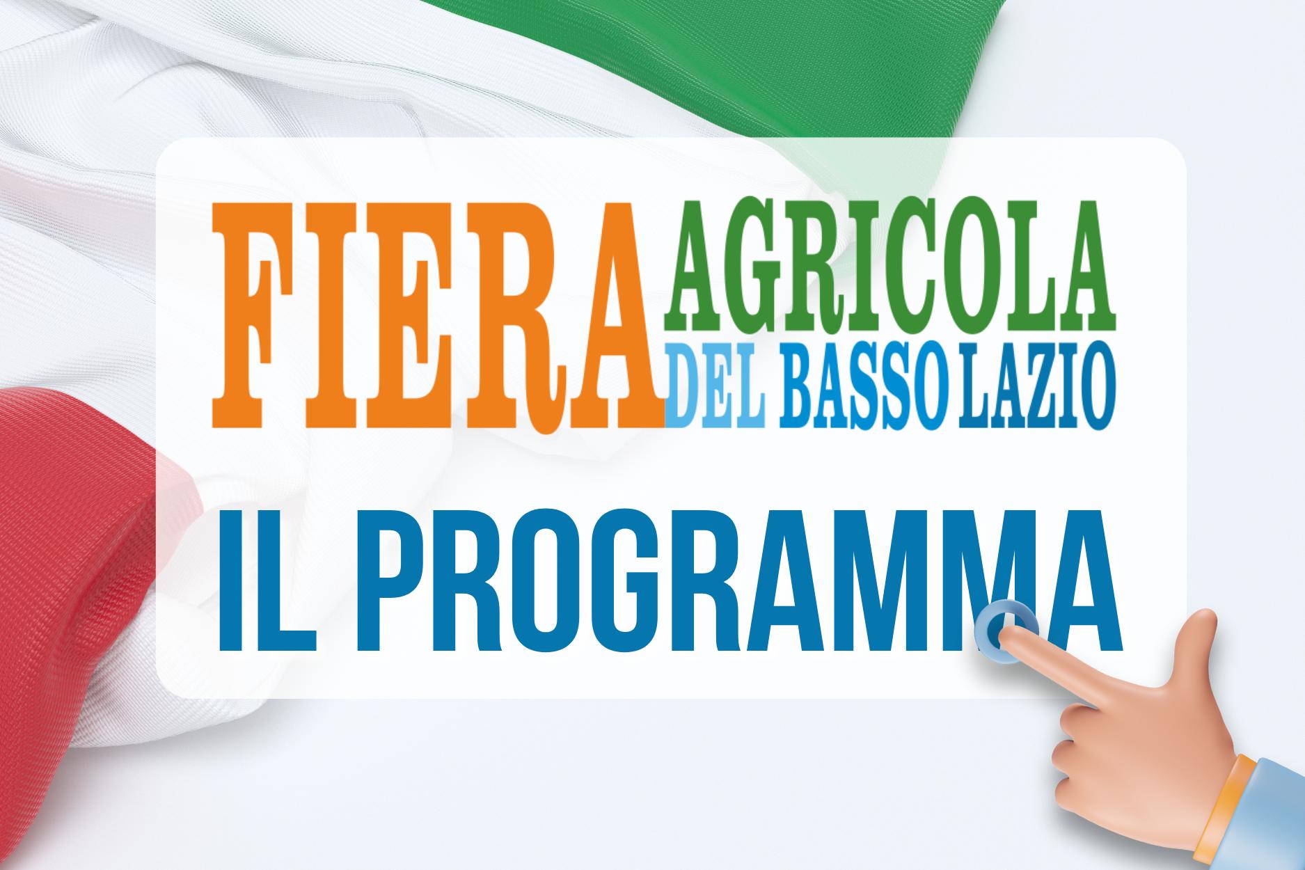 Programma Fiera Agricola 2026 - Fiera Agricola del Basso Lazio